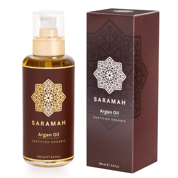 SARAMAH™ Argan Oil 6.8 fl. oz. - For hair, skin and nails - 100% Pure ...